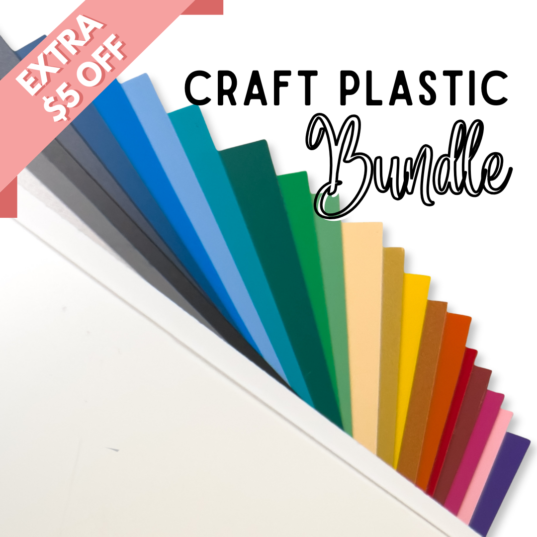 Craft Plastic Sheet Bundle – Thunder Laser USA