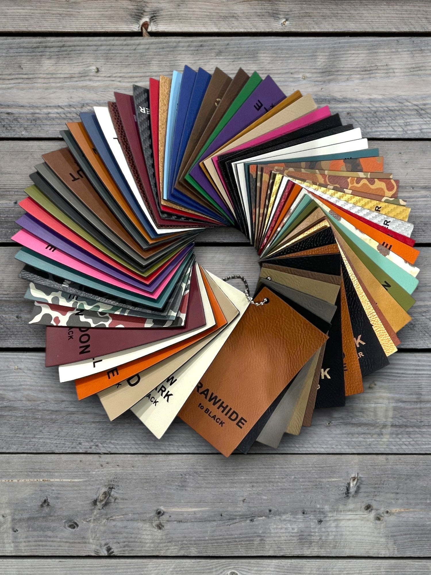 Sample Set of Durra-Bull Premium Leatherette™ (2"x4") – Thunder Laser USA